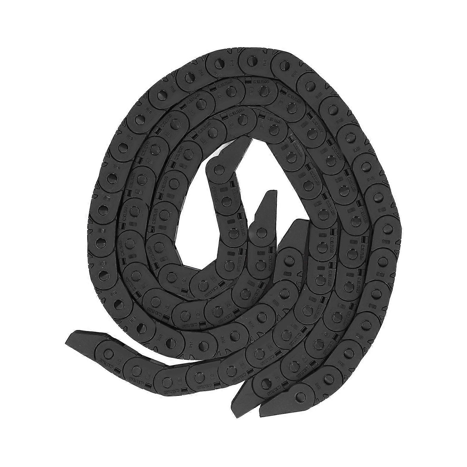 3Pcs Cable Carrier Chain 3 Hole Bridge Type Open Nylon Drag Chains for ...