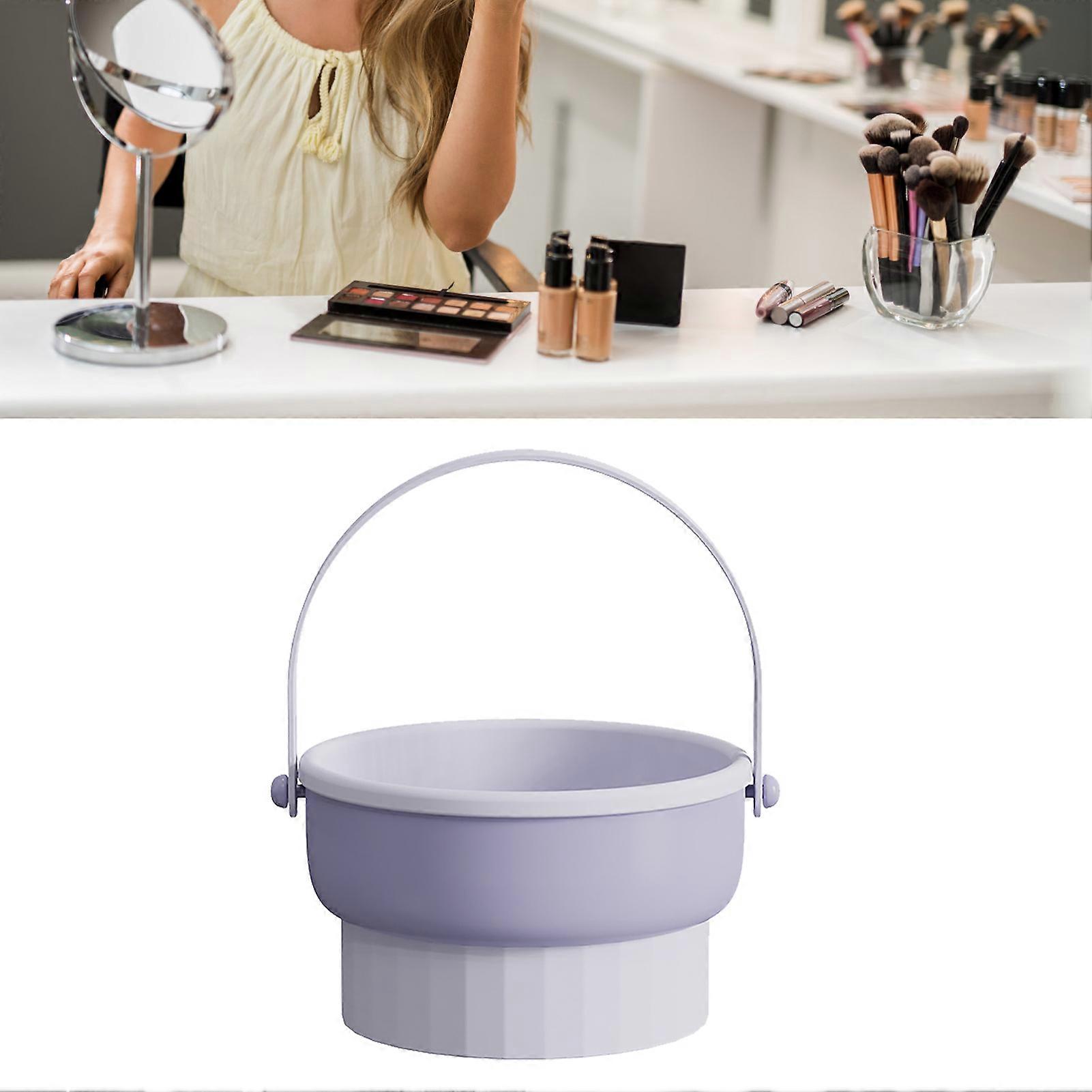 Makeup Brush Cleaning Rack 3 In 1 Storage Box Hanging Dry Rack For Make ...