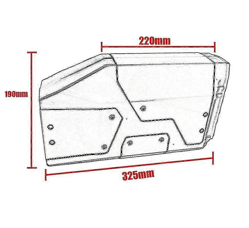 R1250gs Toolbox Left Side Bracket Aluminum Box For Bmw R 1250 Gs Lc Adv ...
