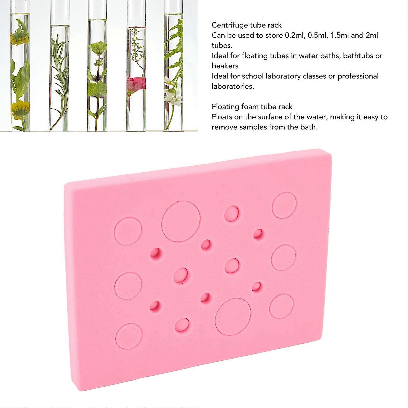 5pcs Round Foam Test Tube Rack Reusable Floating Centrifuge Tube Holder ...