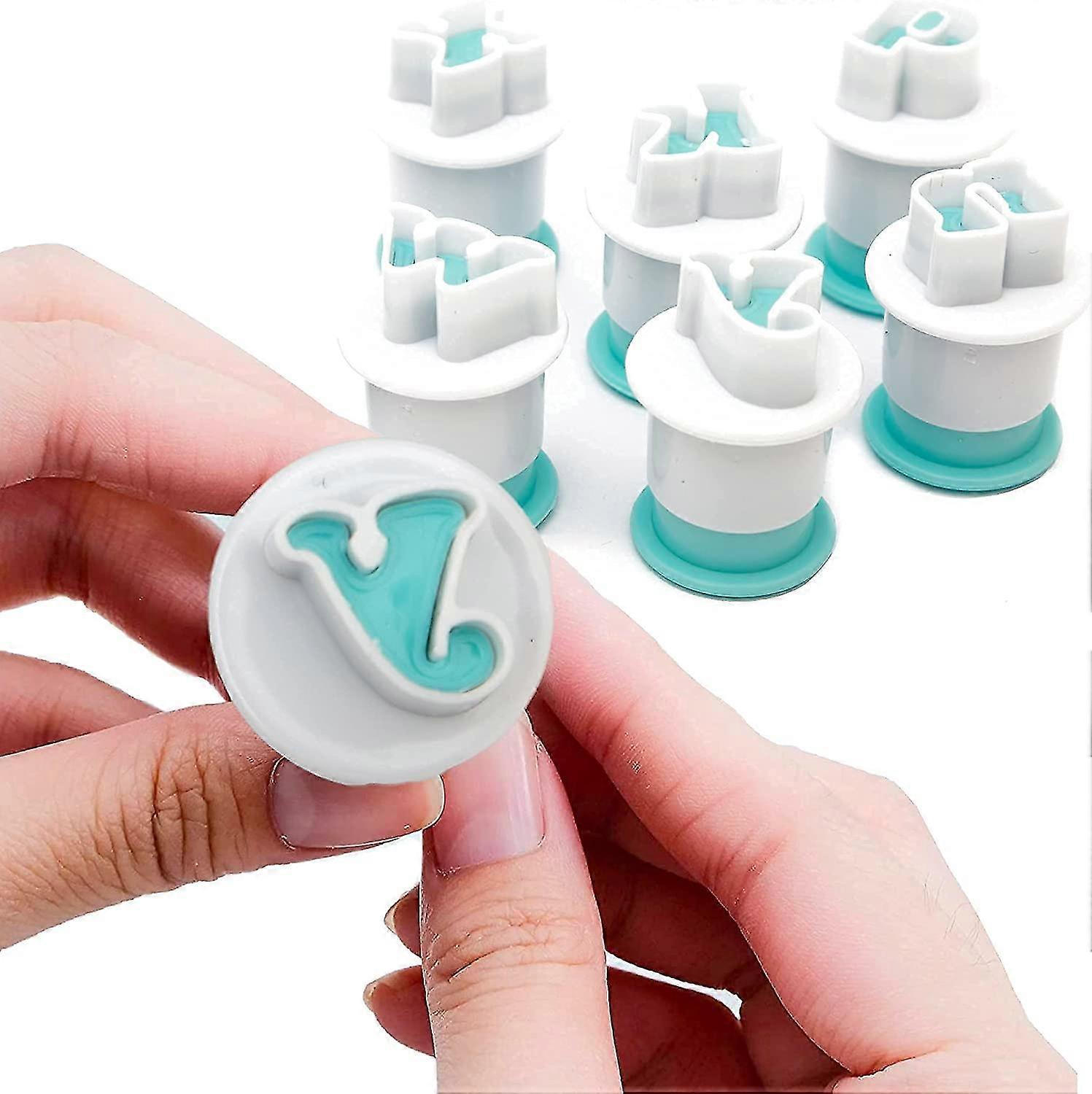 Pack Of 26 In Small Letters Fondant Letter Cutters And Icing Letter ...