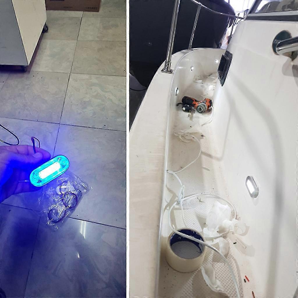 Marine Boat Led Courtesy Light White Cabin Deck Gangway Stair Tail Lamp ...