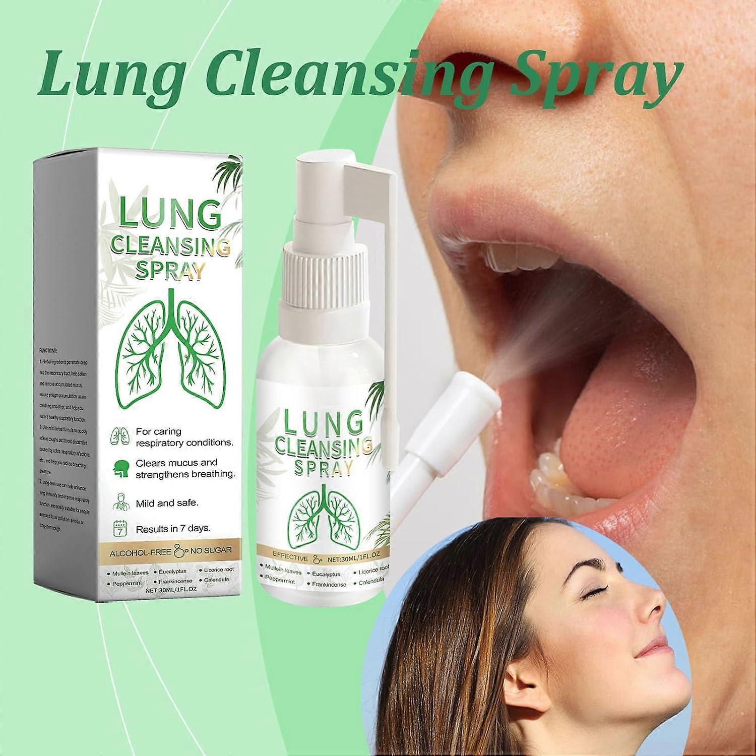 Lung Cleansing Spray, 30ML Advanced Lung Cleansing Spray, Lung Spray ...