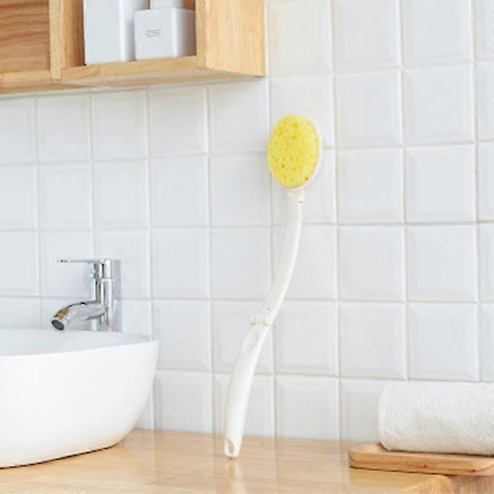 Bathroom Body Brush Set With Long Handle, 3 In 1 Foldable Shower Brush ...