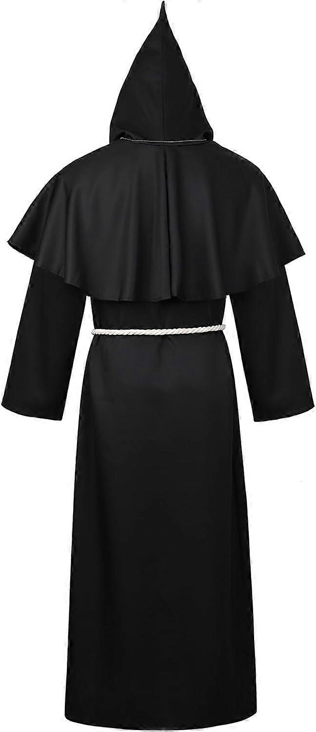 Monk Robe Priest Costume Friar Robe Medieval Costume Priest Halloween ...