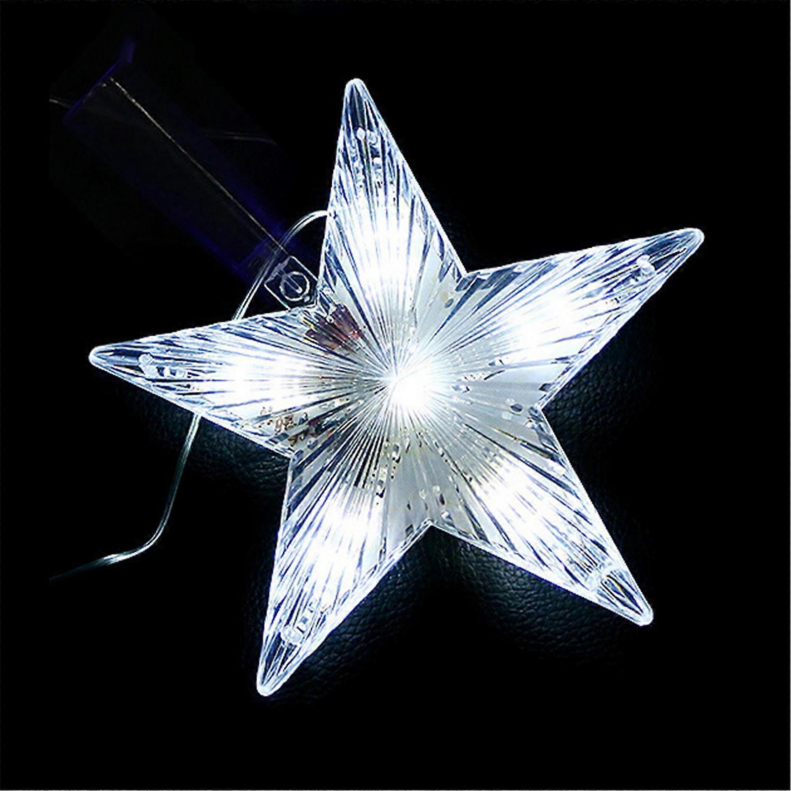 Color-changing Five-pointed Star Light Christmas Tree Top LED ...