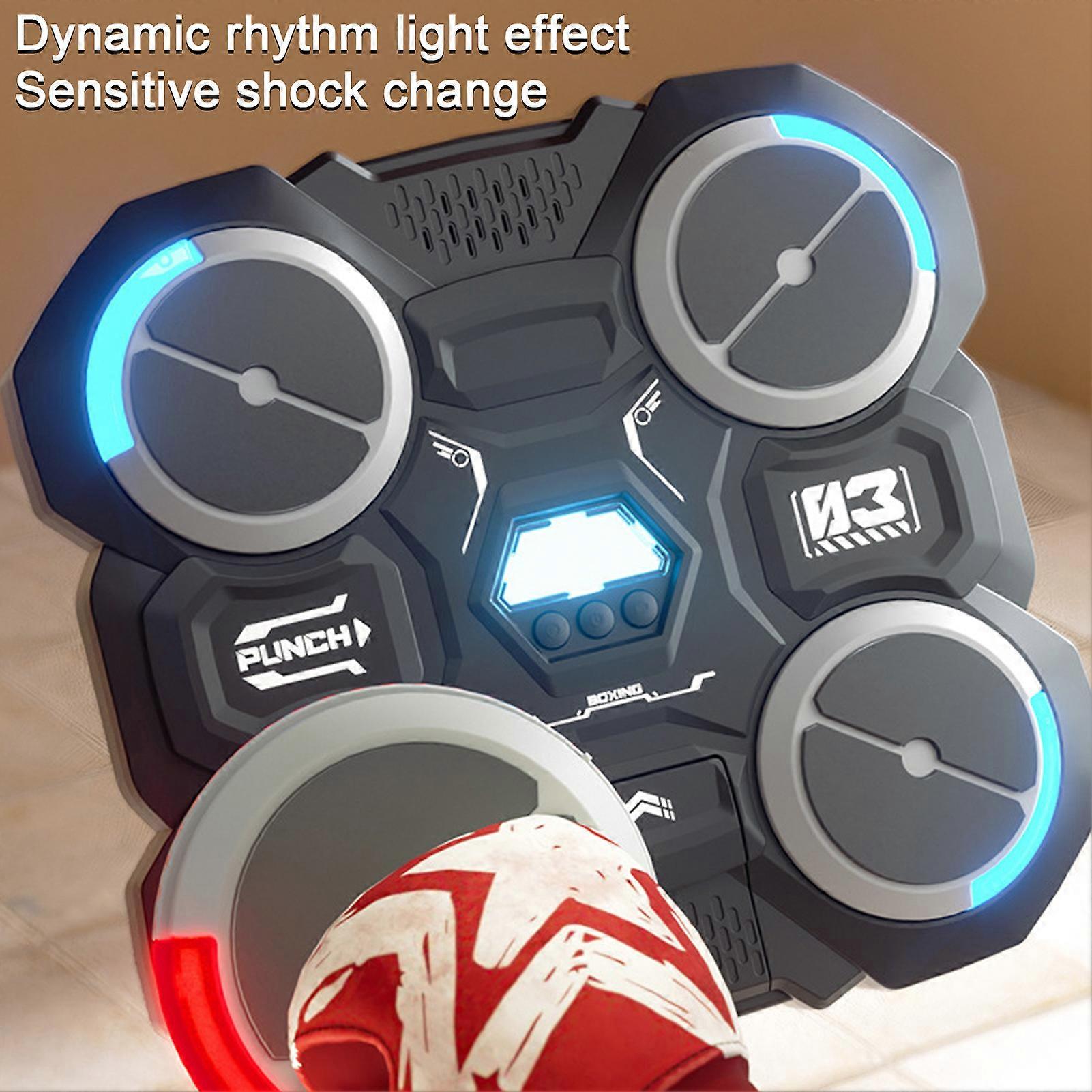 Smart Music Boxing Target with Boxing Gloves with Dynamic Light Effect ...