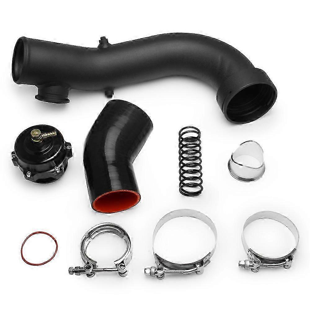 50MM BOV Air Intake Turbo Charge Hard Pipe Kit for - N54 E88 E90 E92 ...