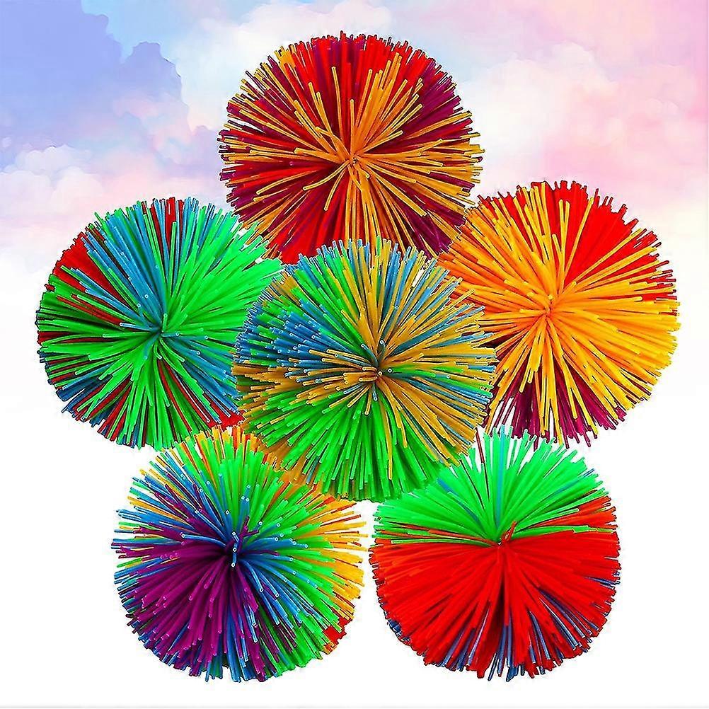 Children Toys Sensory Fidget Stringy Balls Monkey String Fidget ...