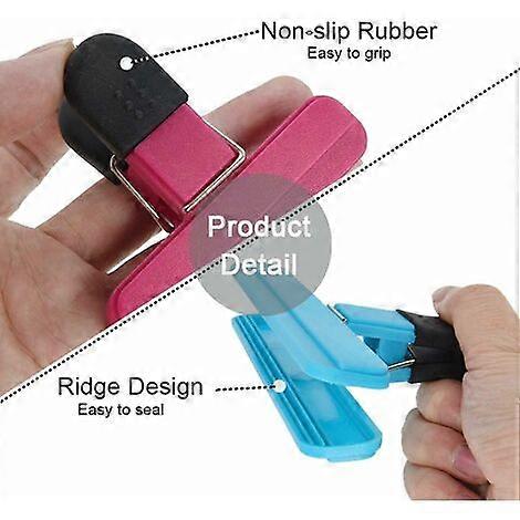 Large Potato Chip Bag Sealing Clips, Good Grip Plastic Sturdy Airtight ...