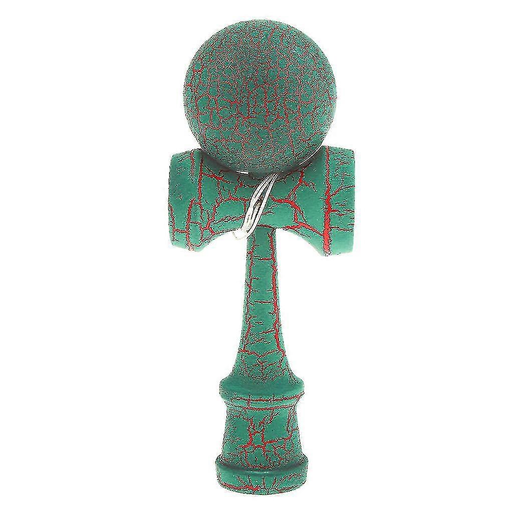 Wooden Crack Paint Kendama Toy Kids Ball Games Green & Red | Fruugo UK