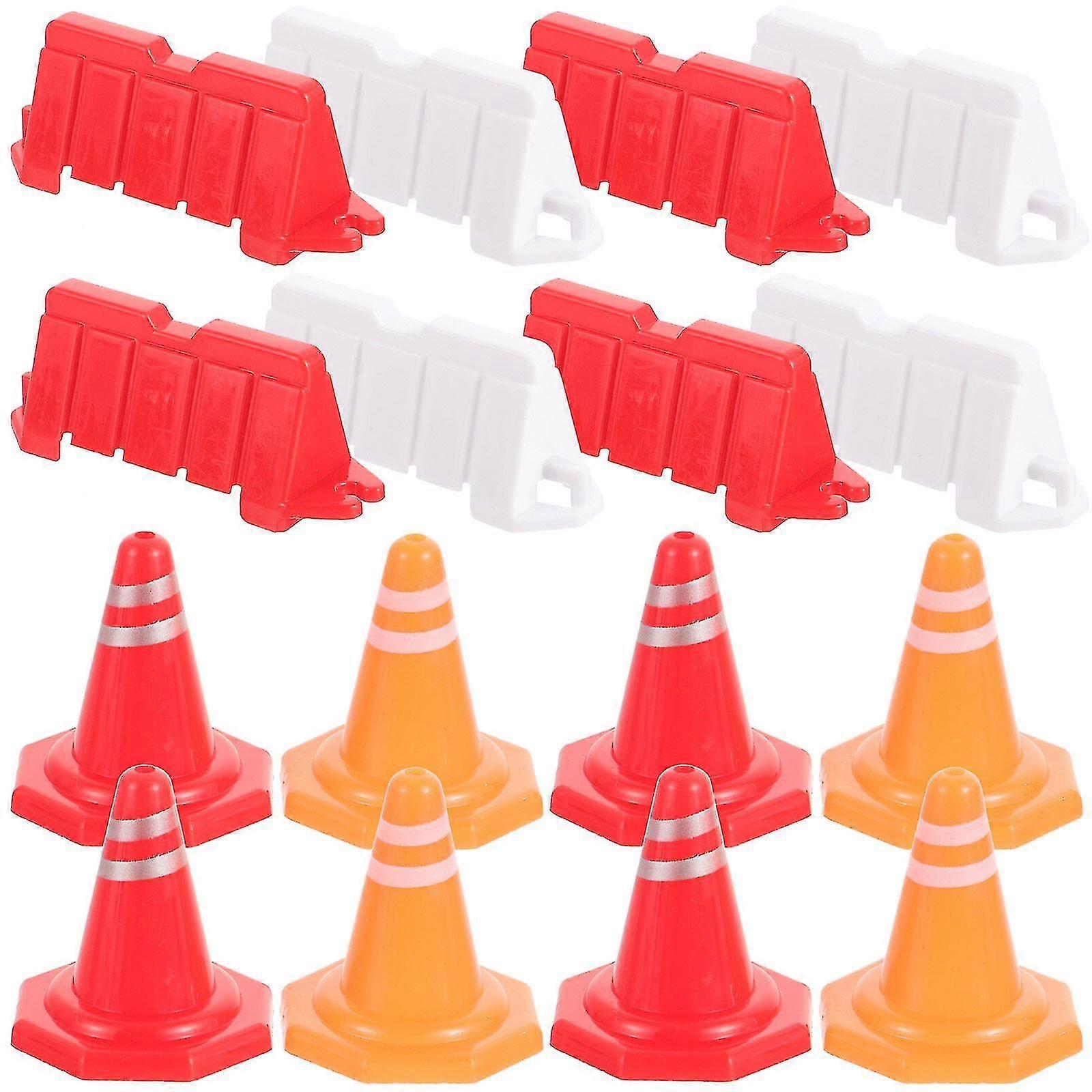 40pcs Mini Traffic Signs Toys Street Warning Signs Toy Mini Traffic ...