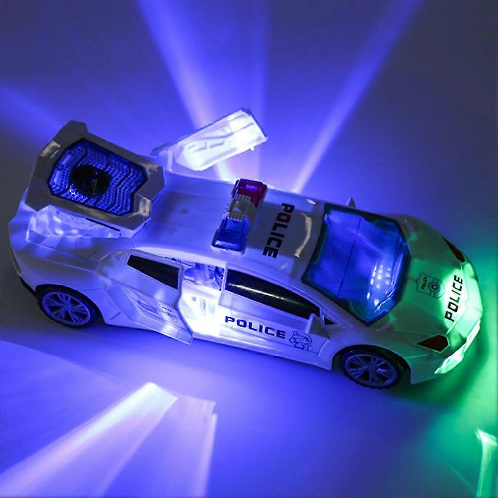 Electric Luminous Music Universal Police Car Five Door Universal Police ...