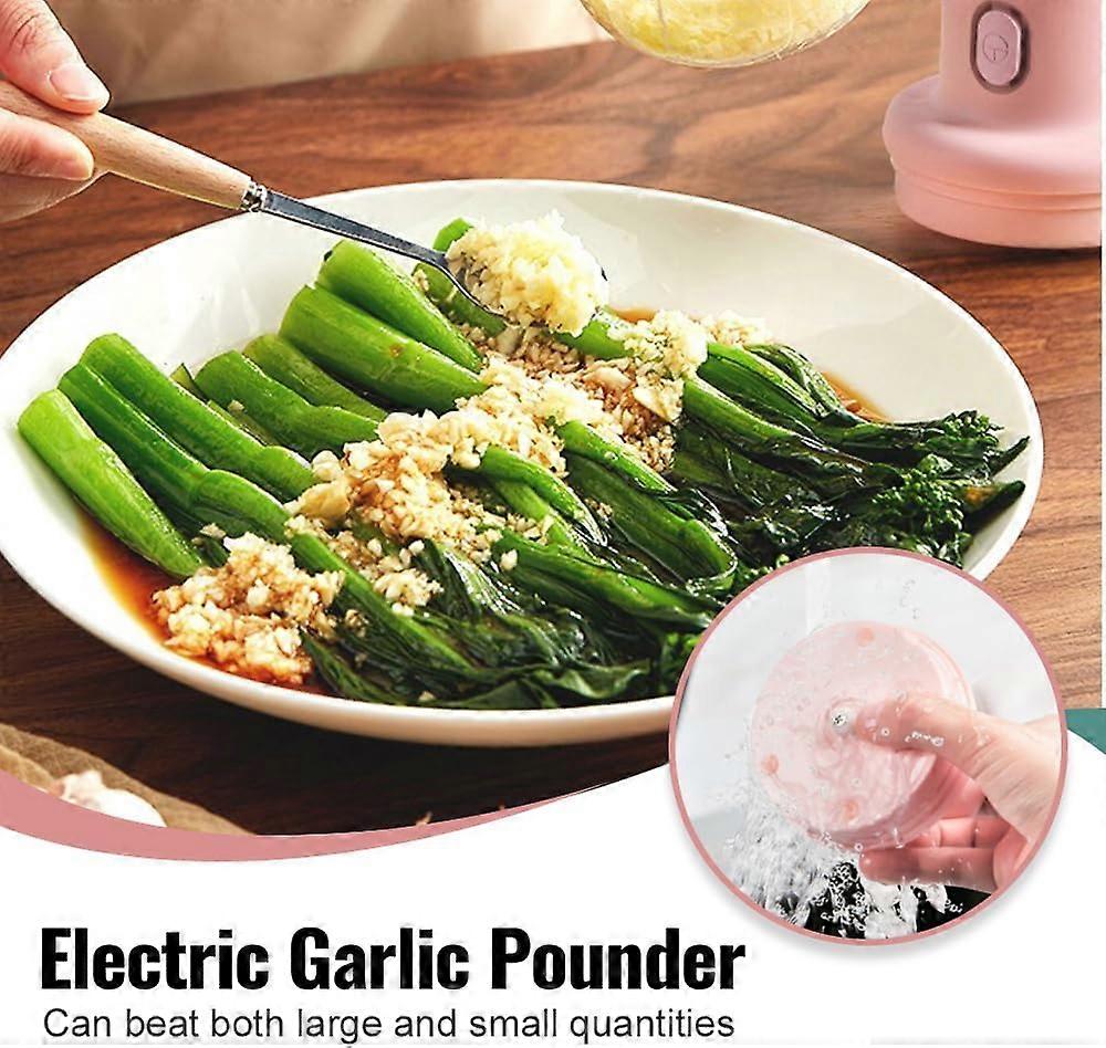 2025 New Electric Garlic Chopper, Mini Garlic Mincer, Garlic Press ...