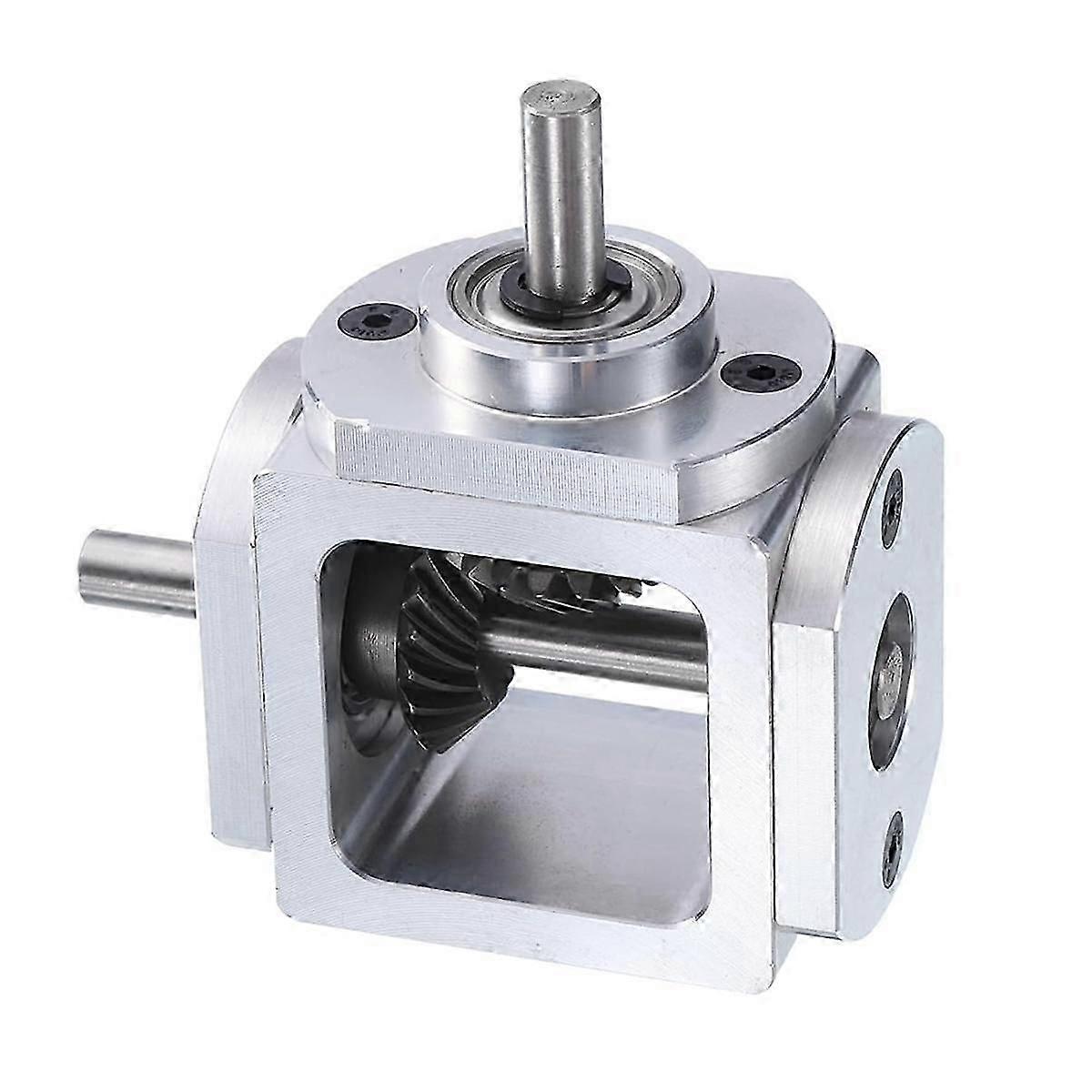 Gear-Box 90 Degree Right Angle Bevel Gear-Box 1:1 Single Output Shaft 1 ...