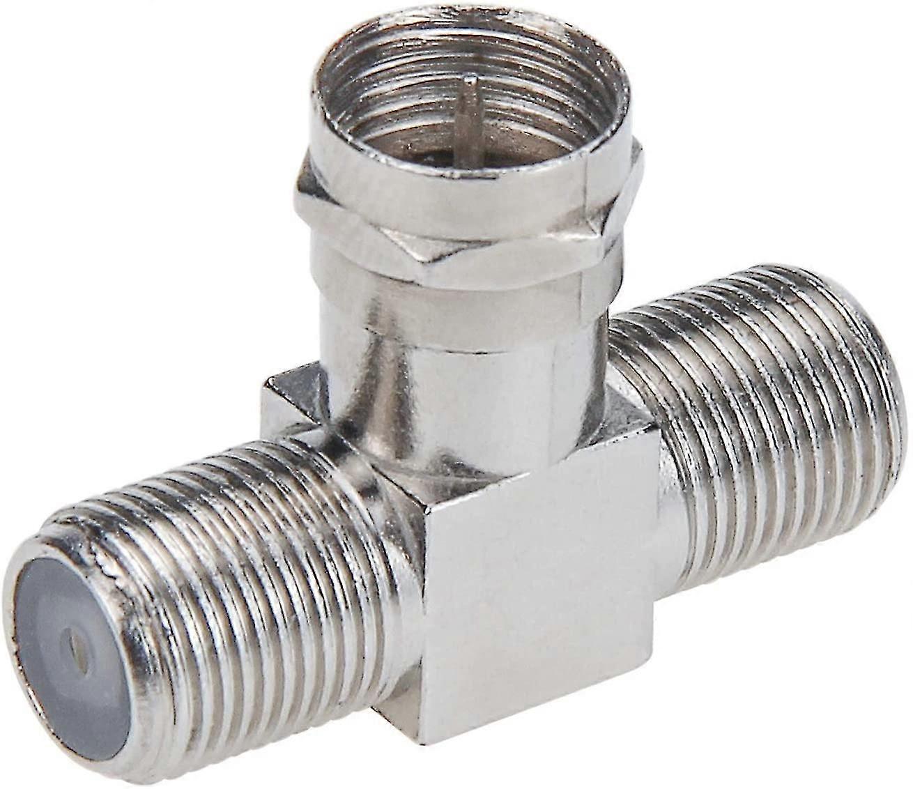 Coaxial Cable Splitter, Tv Splitter 2 In 1 Out 2-pack F Type Rg6 Male ...