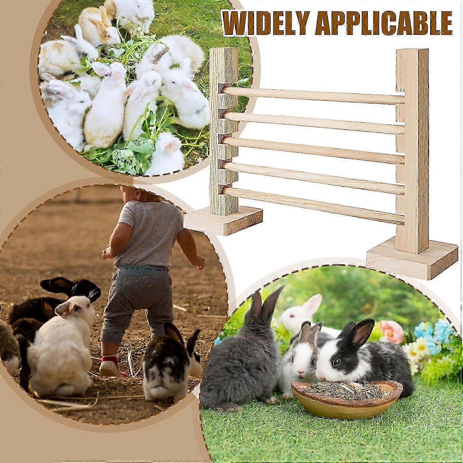 Adjustable Wooden Rabbit Training Bar for Agility | Fruugo UK