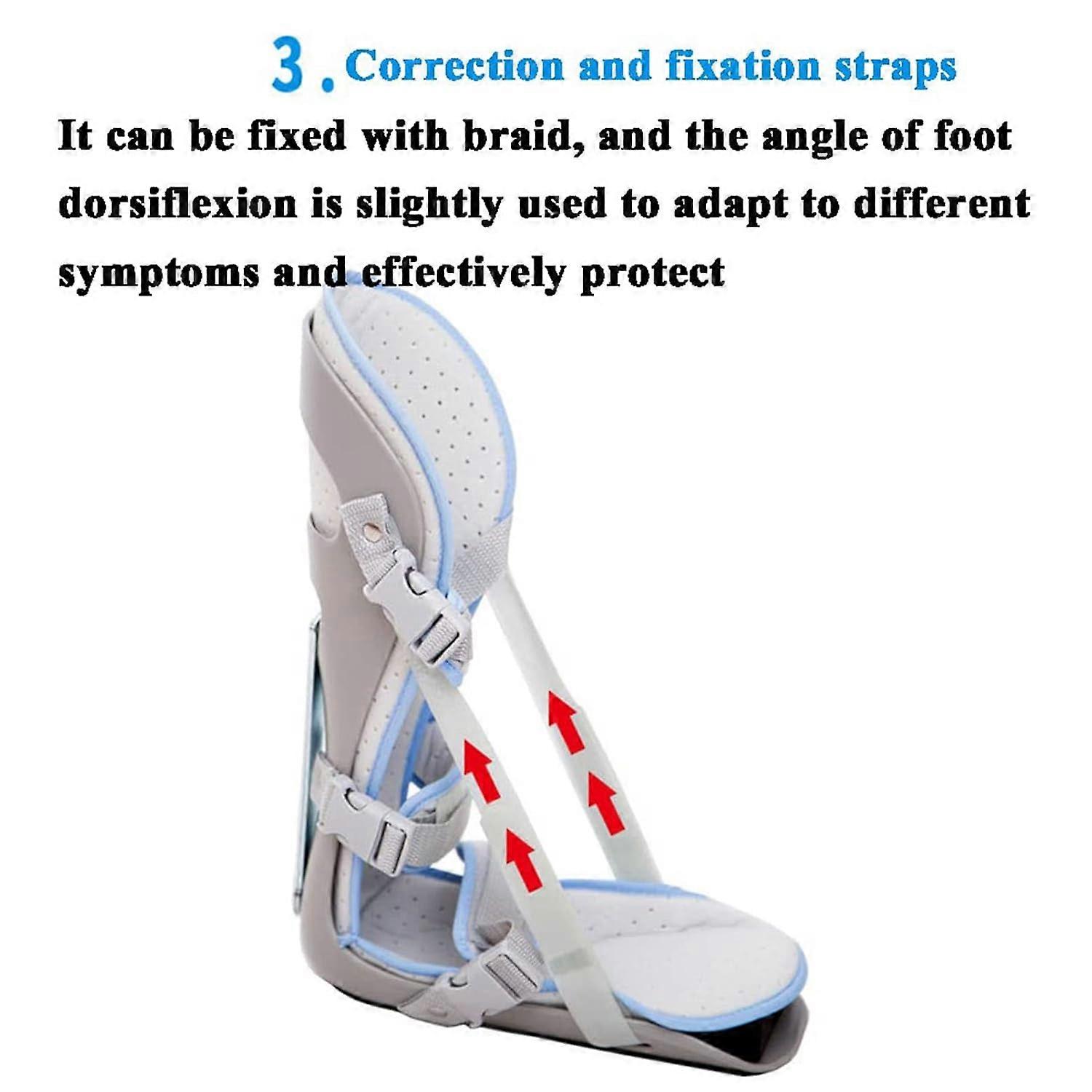 Stabilizing Foot Orthosis Plantar Fasciitis Adjustable Leg Brace Ankle ...