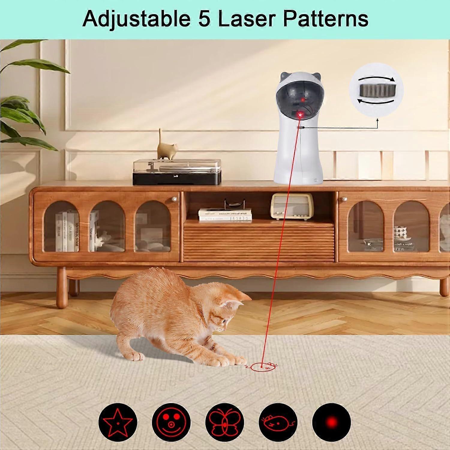 TBTeek Motion-Activated Interactive Cat Toy, USB Rechargeable Automatic ...