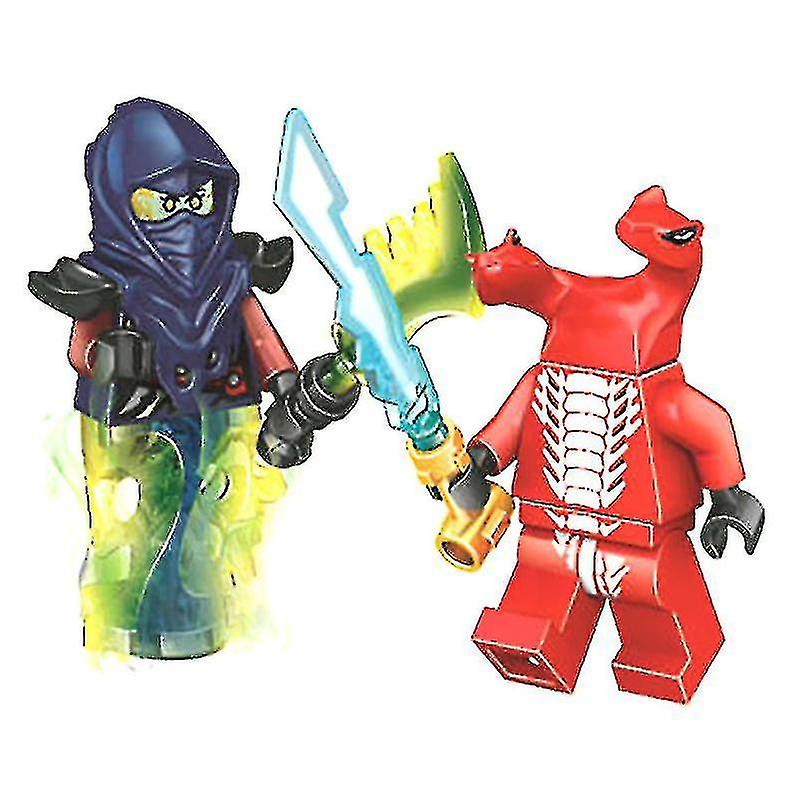 24 Pcs Set Ninjago Mini Figures Kai Jay Sensei Wu Master Building ...