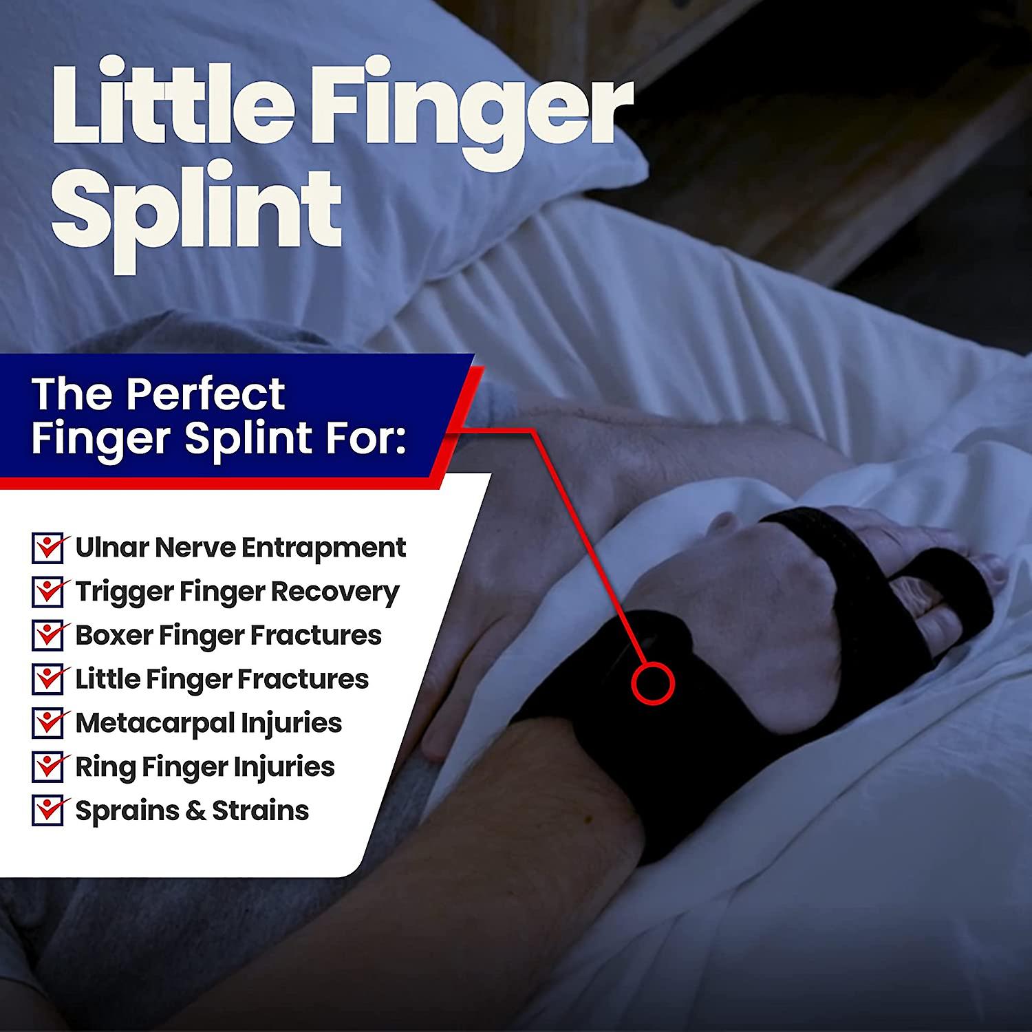 Metacarpal Left - Small/Med Finger Splint Hand Brace Pinky Finger ...