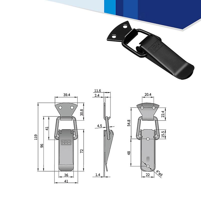 Stainless Steel Spring Loaded Toggle Lock Clasp Buckle Latch for ...