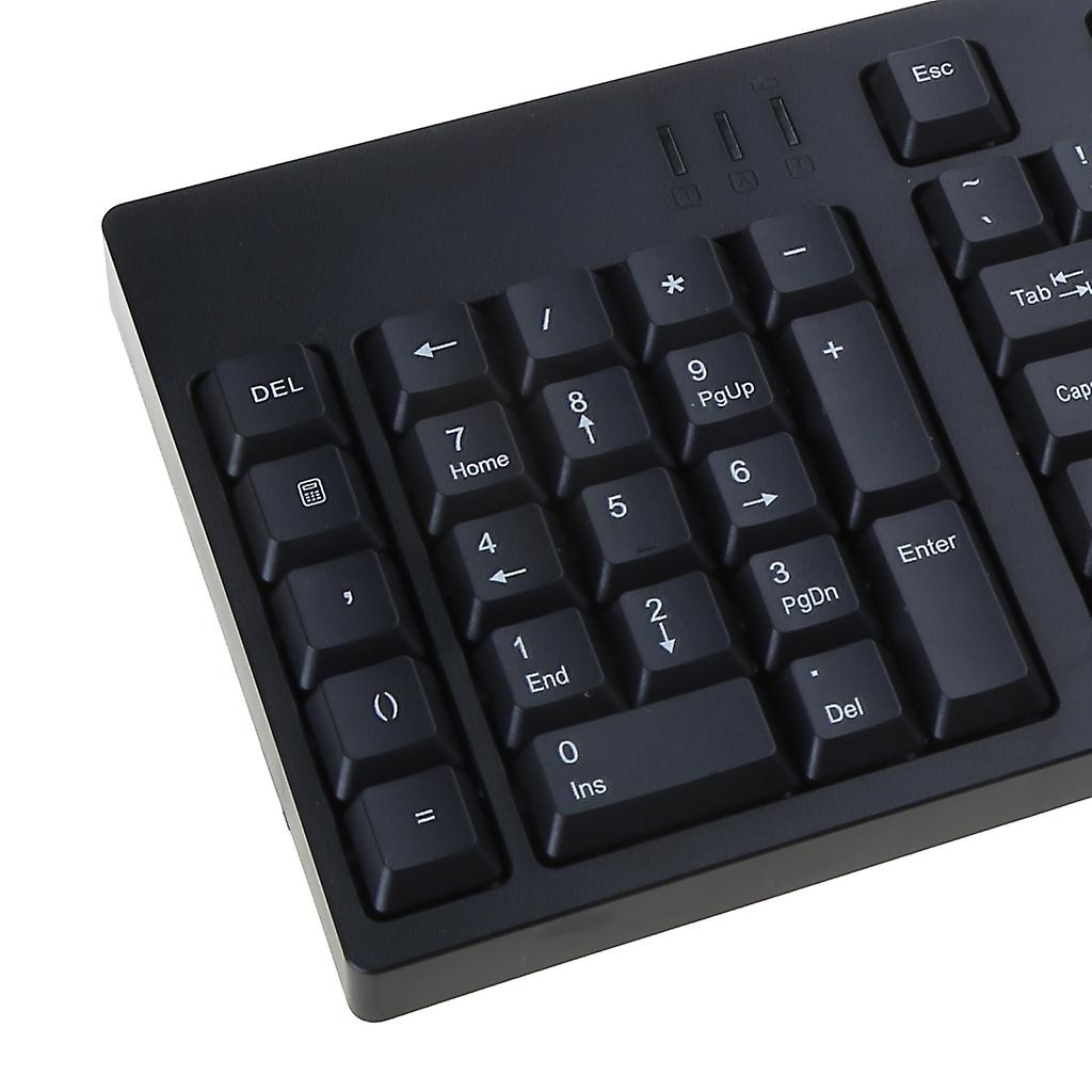 Sleek Black Left Handed Keyboard with Built In Numeric Keypad and USB ...