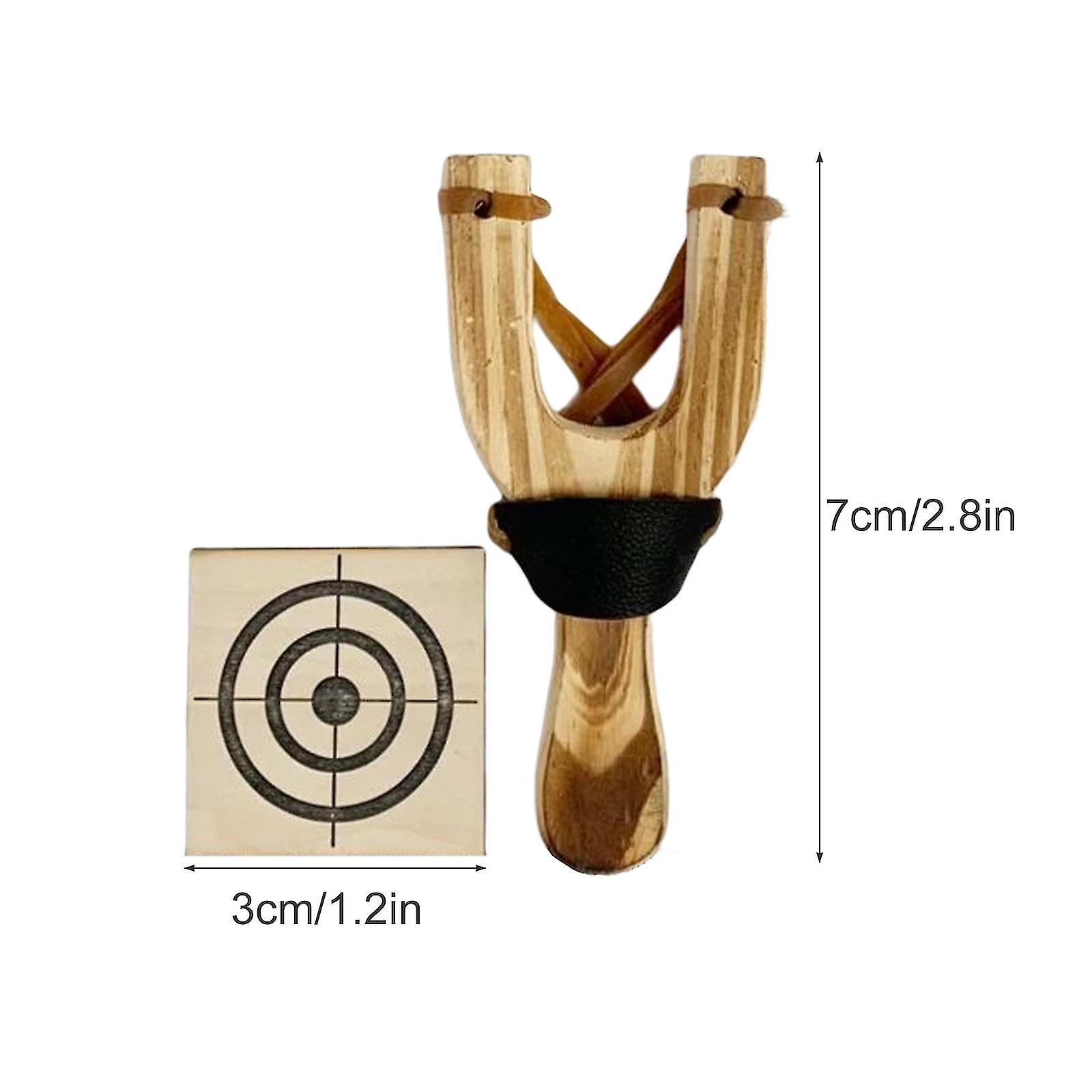 Outdoor Hunting Slings Catapult Wooden Handle Slings Game Shooting ...