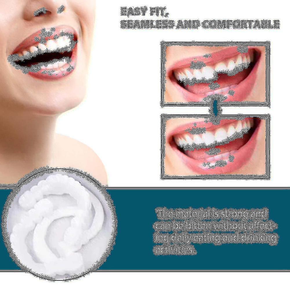 Adjustable Snap-on Dentures, Veneers Denture Braces Plus Denture Cases ...