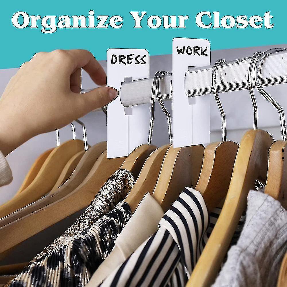 30 Closet Dividers For Hanging Clothes- Clothing Size Dividers,1.5x ...
