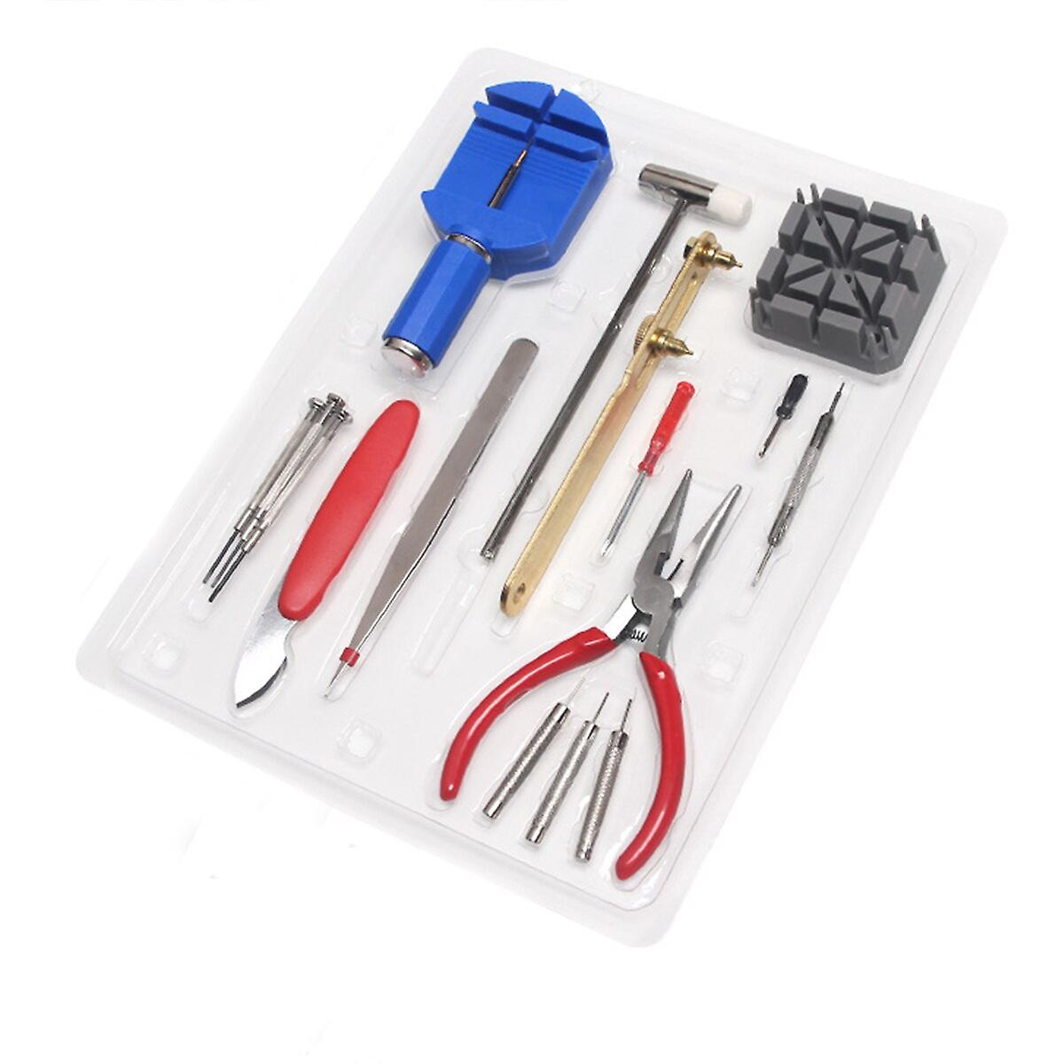 16pcs Watch Repair Tool Kit Watchmaker Link Pin Remover Case Opener ...