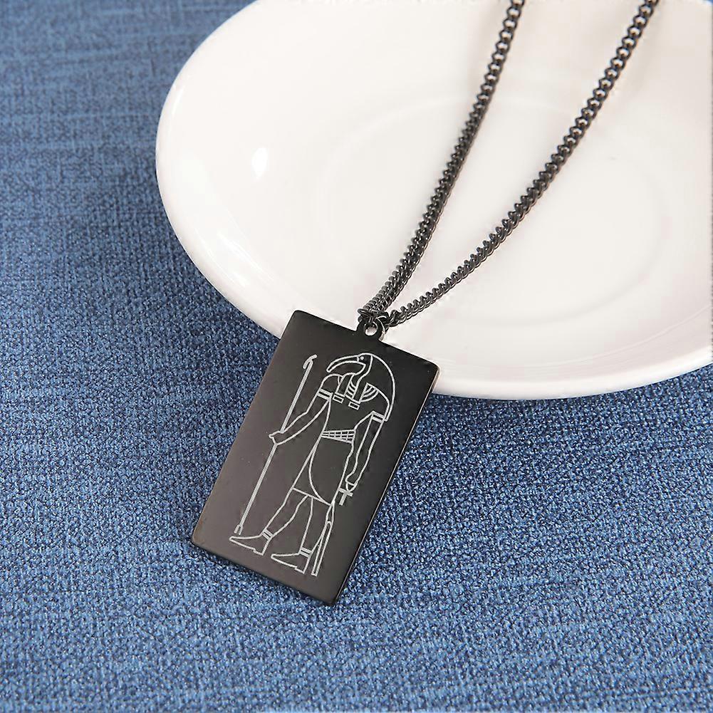 Dawapara Ancient Egyptian Deity Pendant Necklace God Horus Anubis ...