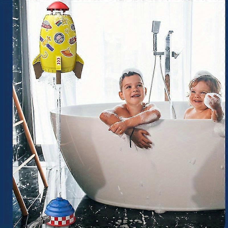 Water Sprayer Toy Space Rocket Launch Sprinkler With 3m Water Pipe For ...