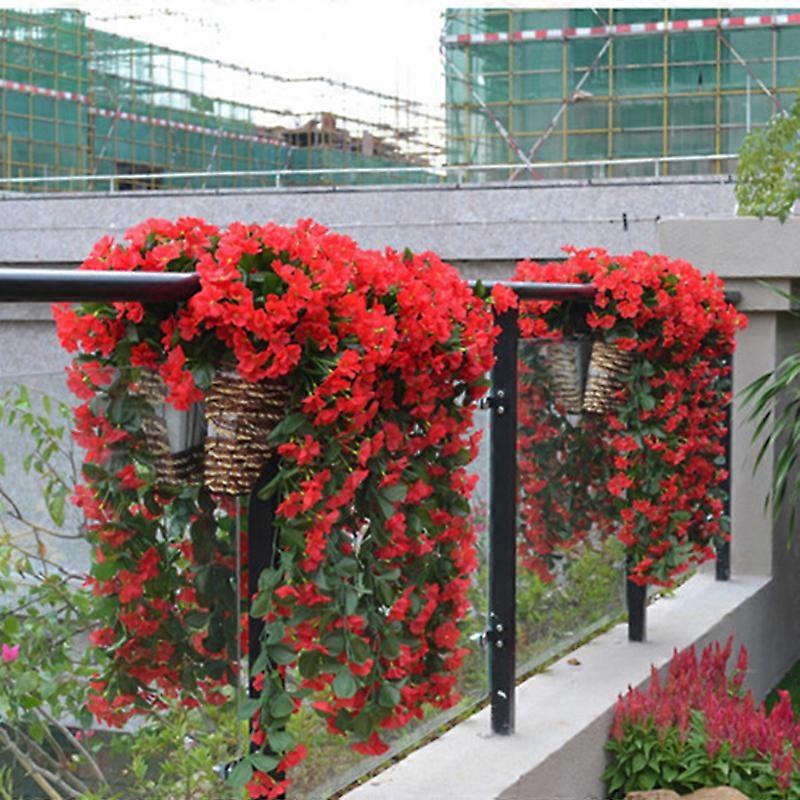 Simulation Hanging Plants Leaves Set Artificial Rattan Creeper Reusable ...