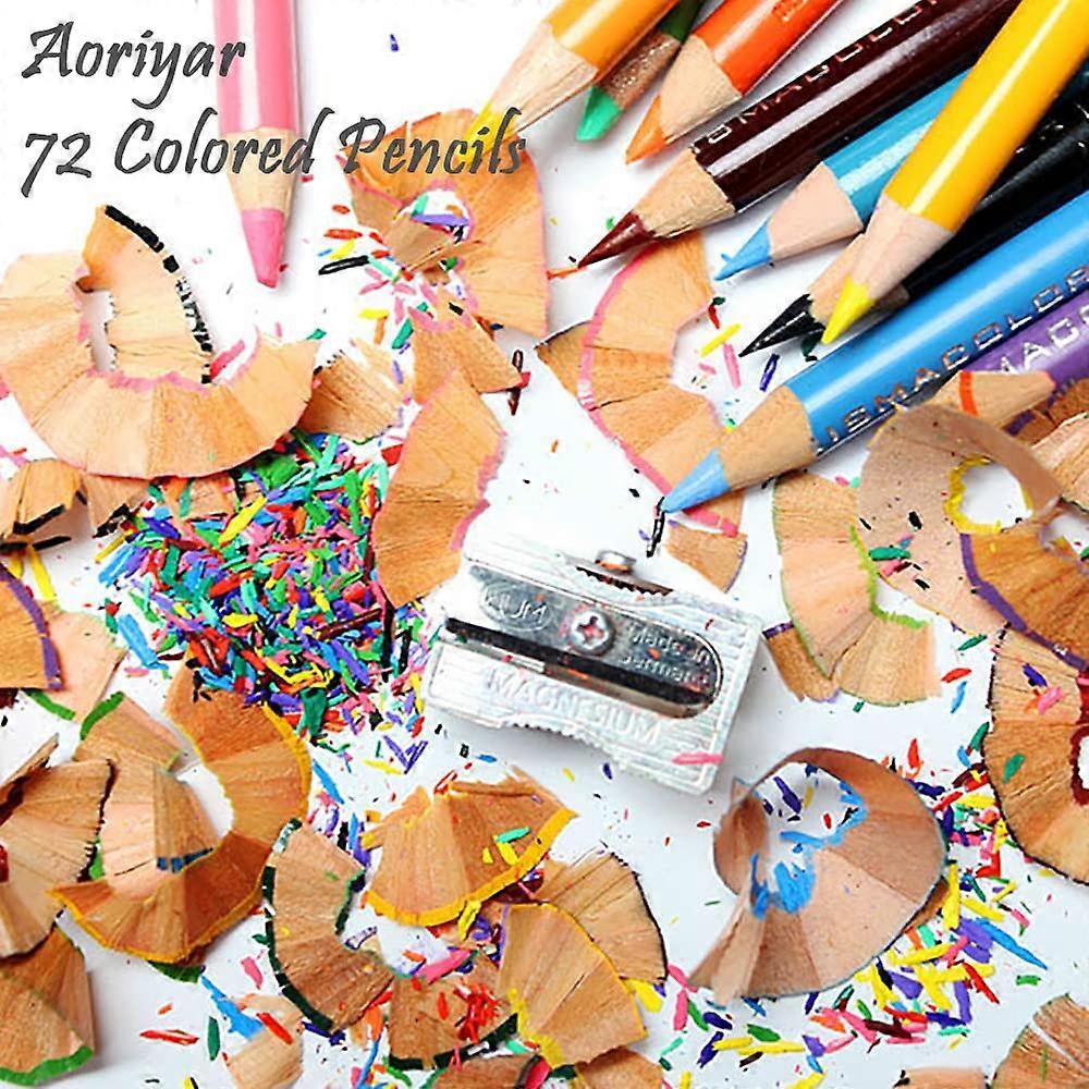 72 Colored Pencils, Coloring Pencils, Soft Core Color Pencils Sketching ...