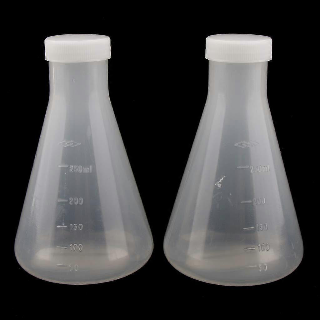 Laboratory Graduated Plastic Conical Erlenmeyer Flask, Measurable ...