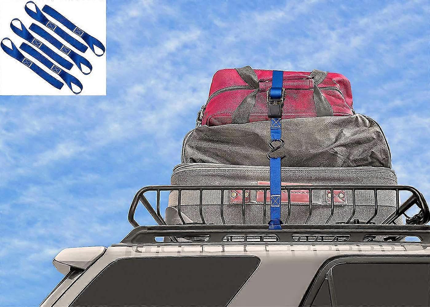 Soft Loop Tie Down Straps - 1,500 Load Capacity- 6 Pack - Loops For ...