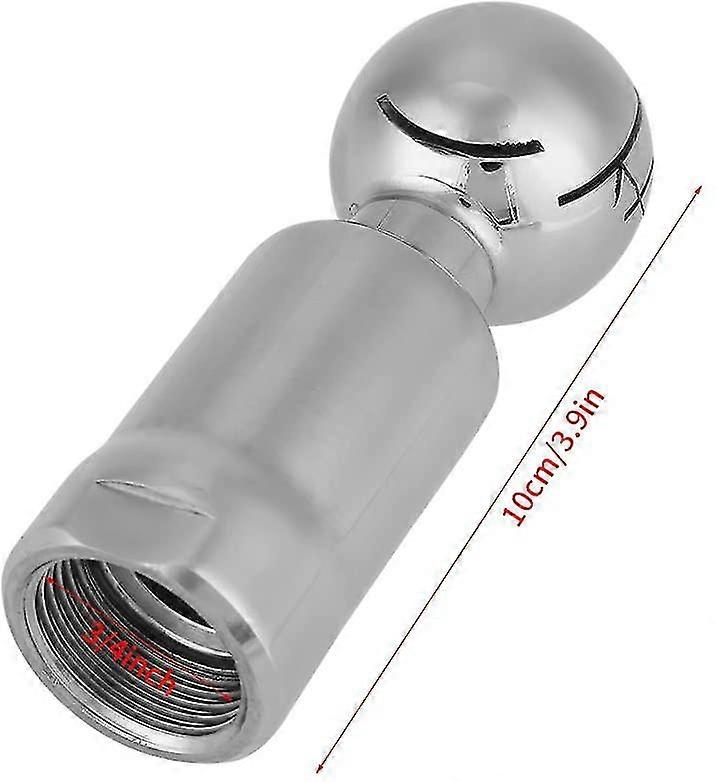 Stainless Steel Rotating Jet Cleaning Ball 3/4'' Female Sanitary Spray ...