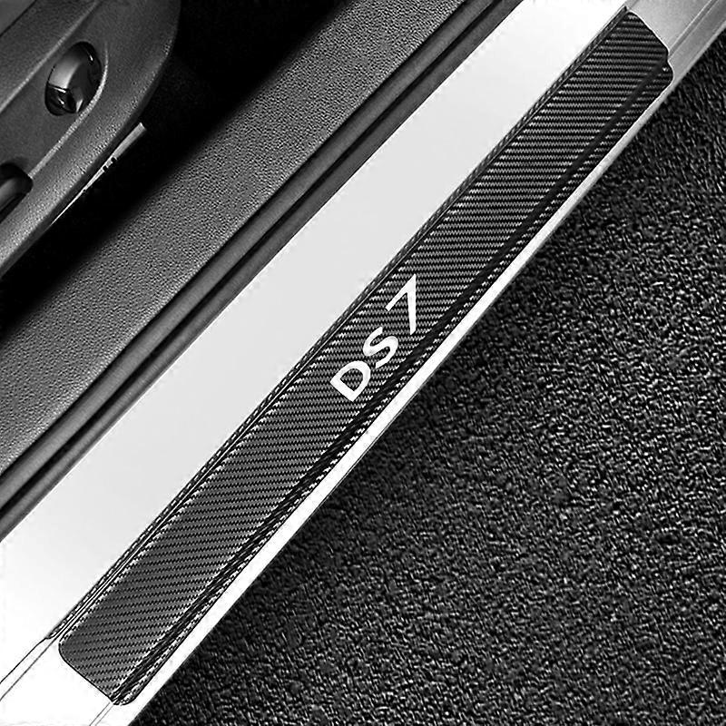 Car Interior 4PCS Car Door Sill Anti Scrath Stickers For Citroen DS DS3 ...