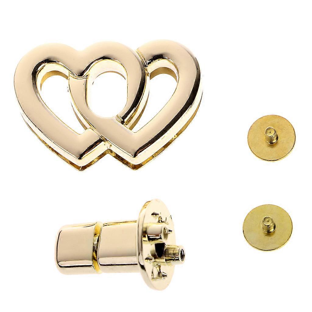 Metal Heart Clasp Buckles Turn Lock Twist Locks For Handbag Bag Purse ...