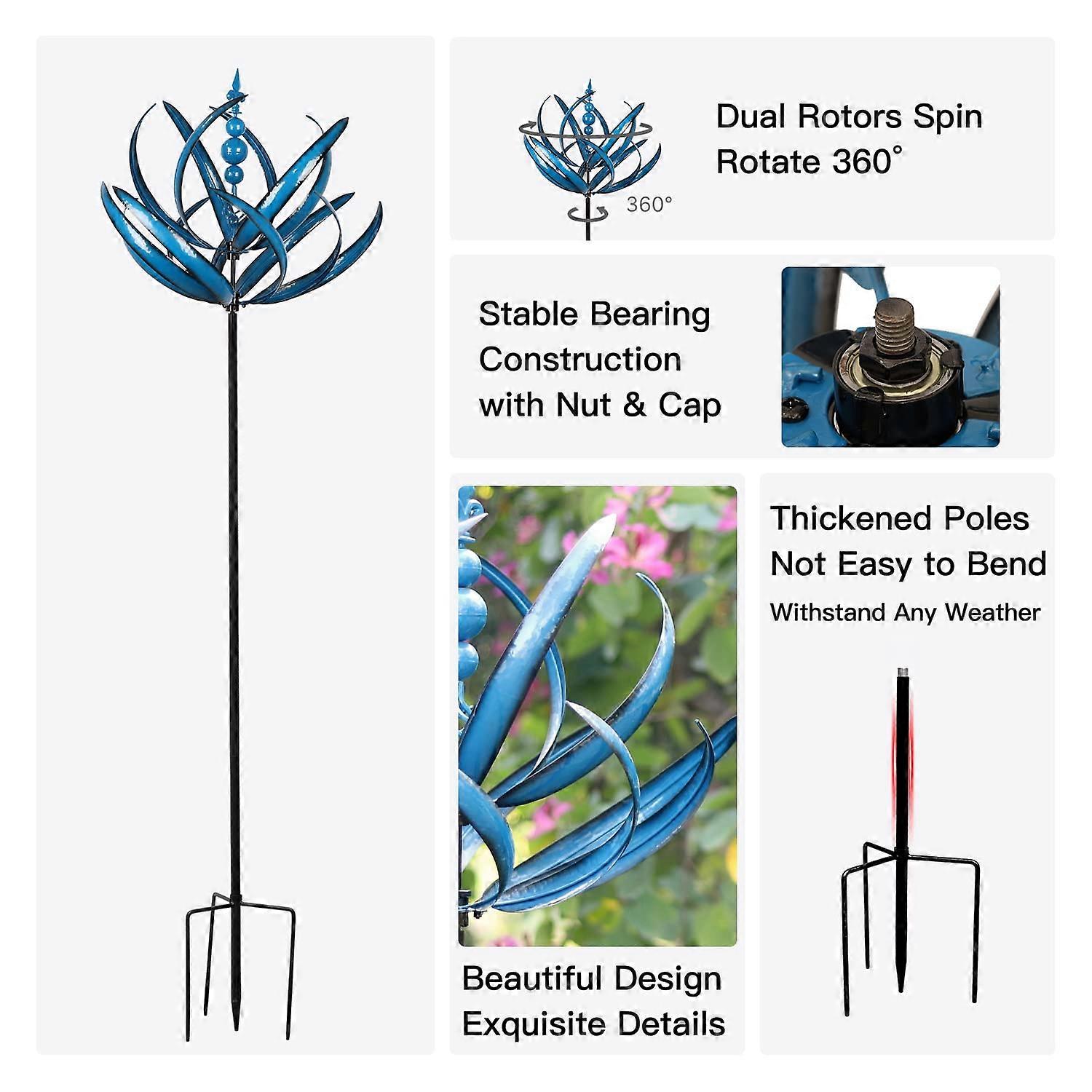 Harlow Wind Spinner Rotator - Unique And Magical Kinetic Sculptures ...