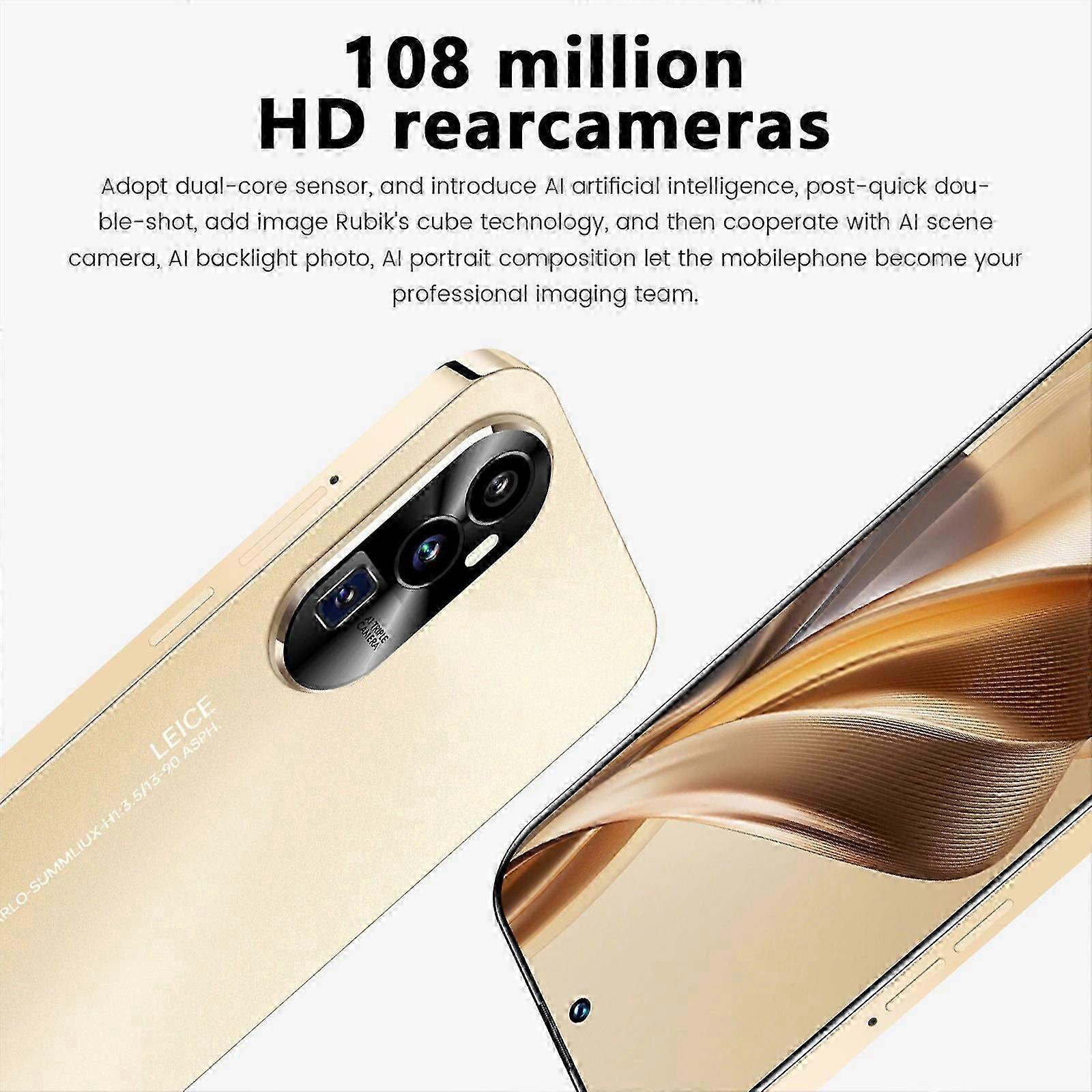 Mobile Phones 7.3 Inch android 13 Smart Phone 16Gb Dual Sim Standby ...