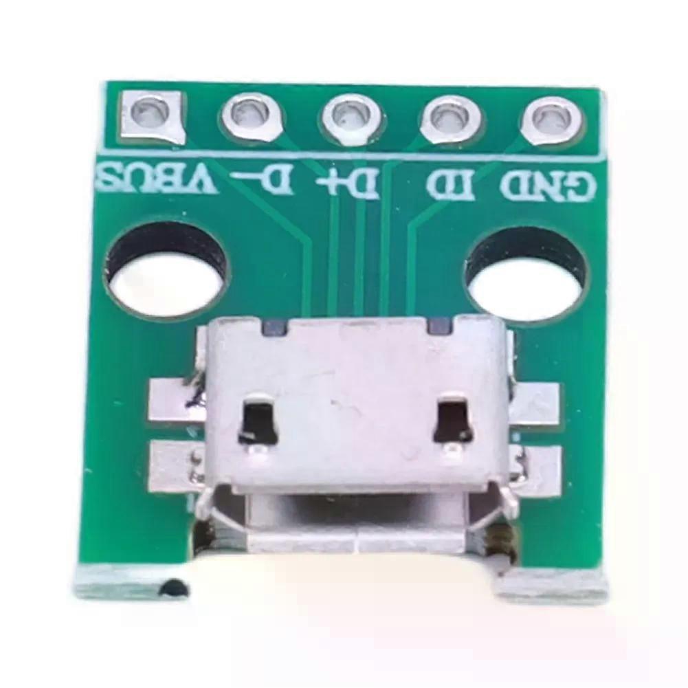 Micro USB To DIP Adapter Board 5pin Female Connector B Type PCB ...