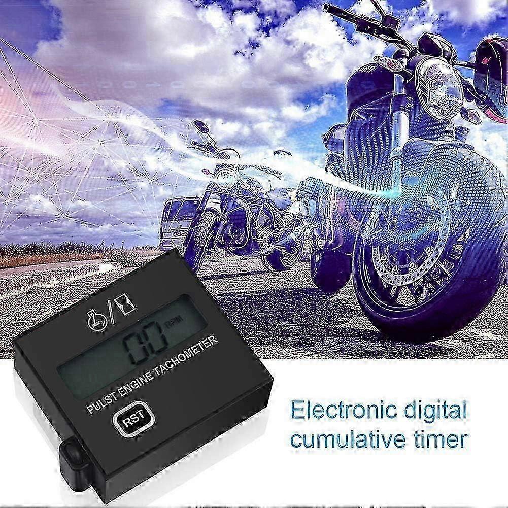 Inductive Digital Tachometer for Chainsaws, Lawn Mowers, Motorcycles, Inductive Tachometer with ...