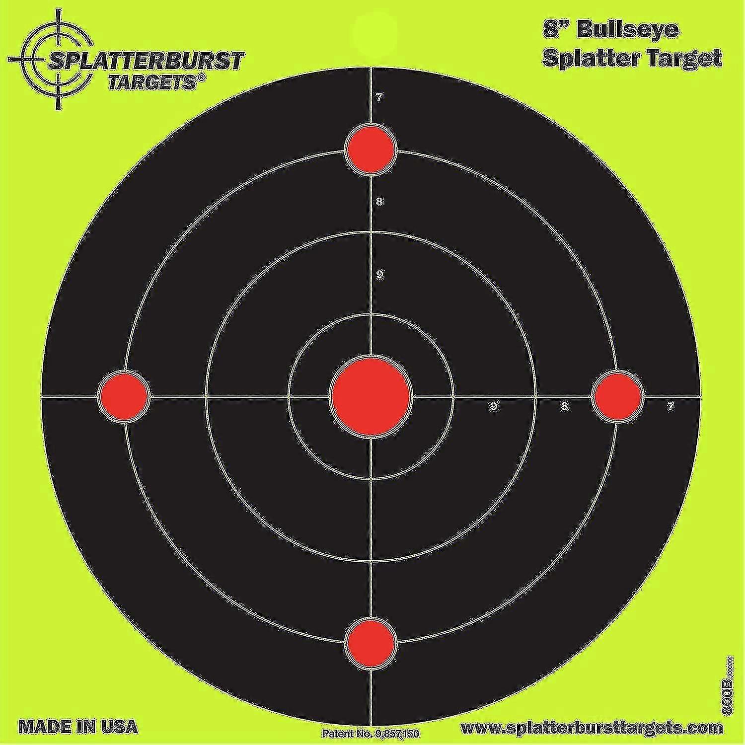 Splatterburst Targets - 8 X 12 Inch Stick Splatter Mini Silhouette ...