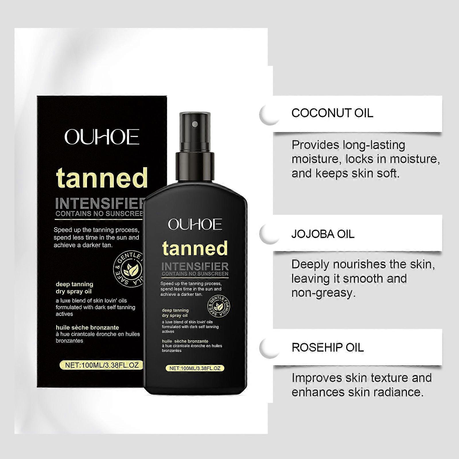 Tanning Oil | Get Tanned Intensifier Dry Spray - Fast, Dark Outdoor Sun ...