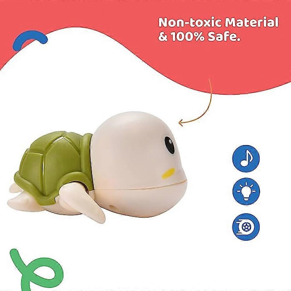 3-Piece Swimming Turtles Tub Toy for Baby - Wind-Up Bath Toy for Boys ...