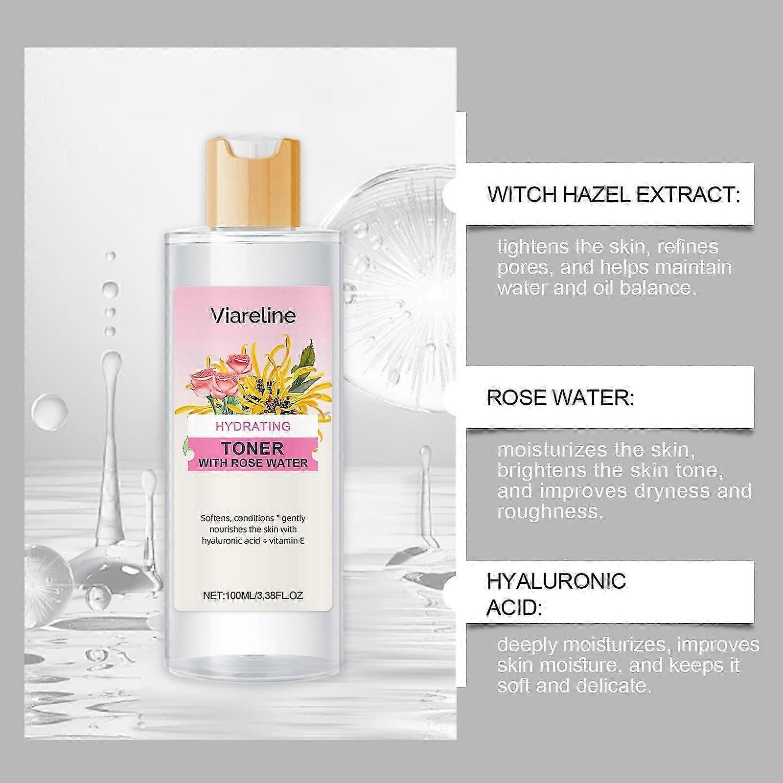 Viareline Witch Hazel Rose Moisturizing Toner Deeply Nourishes ...