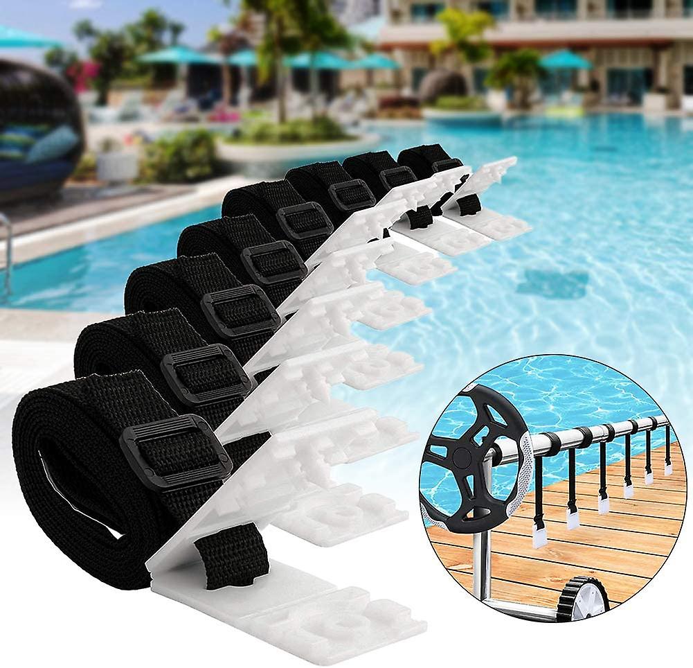 Swimming Pool Solar Cover Fixing Kit - 8 Solar Cover Straps - Solar ...