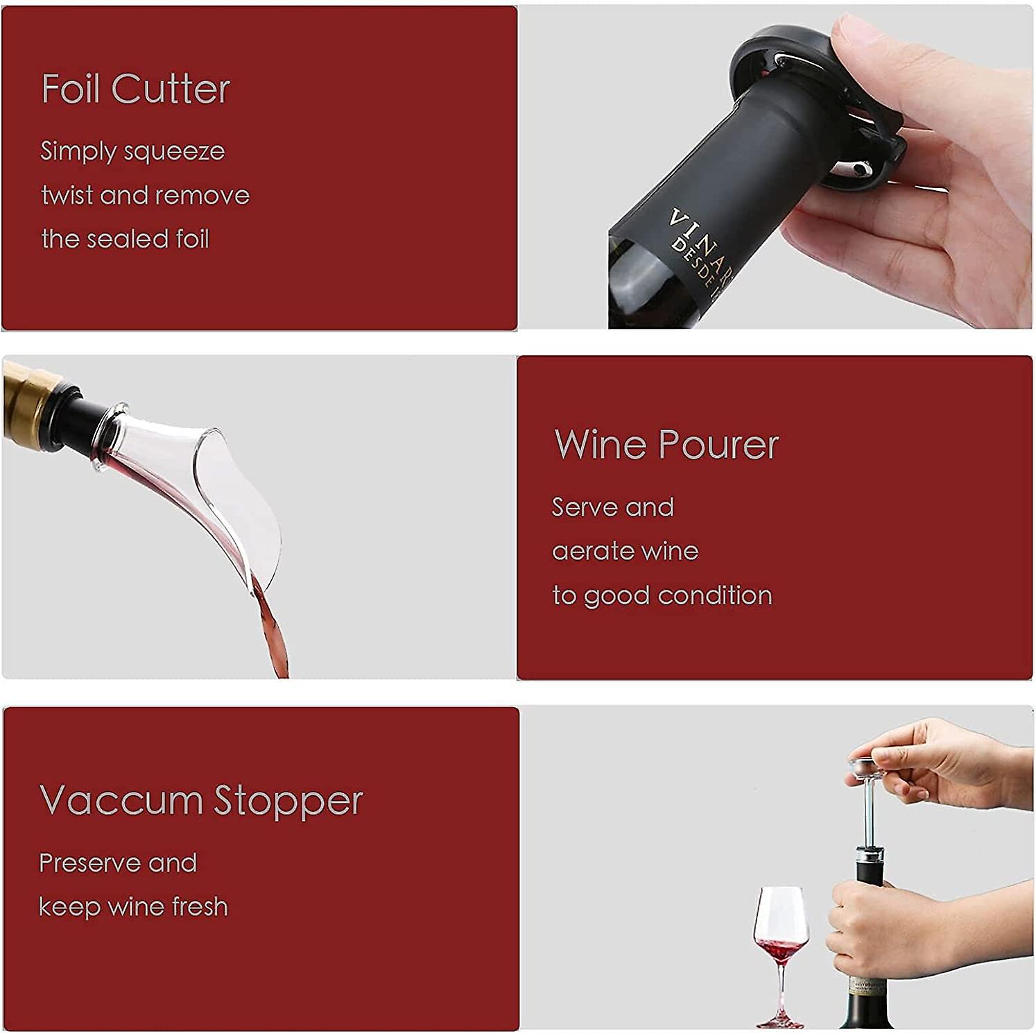 Electric Bottle Opener, Corkscrew, Automatic Bottle Opener, Wine Bottle ...